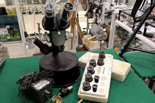 Микроскоп мбс-1+зип+свет СССР