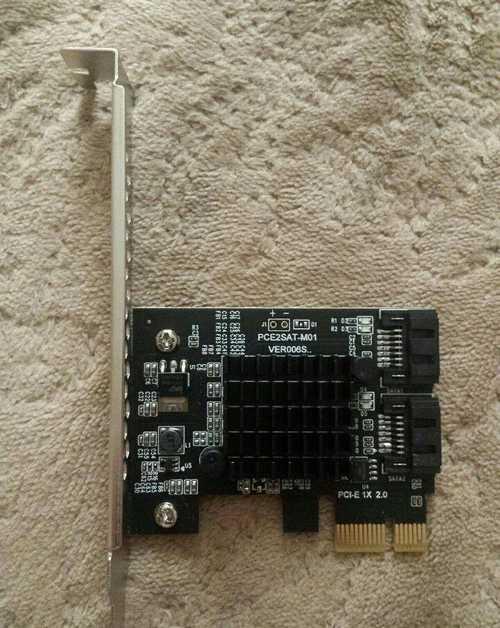 Плата расширения PCI-E - 2xsata3