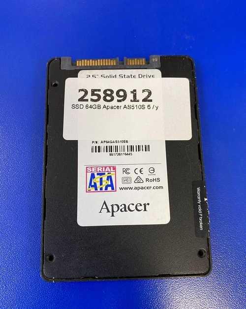 SSD 64GB Apacer AS510S (258912)