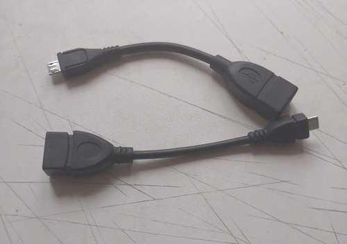 Кабель OTG USB-microusb 0.1m