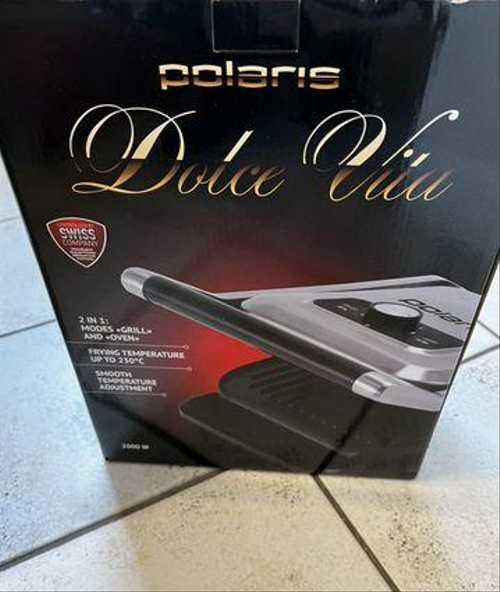 Гриль-пресс Polaris PGP 2602 DV