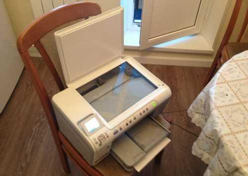 Принтер-копир-сканер (мфу) HP C5383 - белый