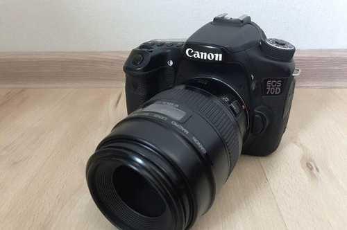 Canon 70D + 100mm f2.8 Macro (пробег 11тк)