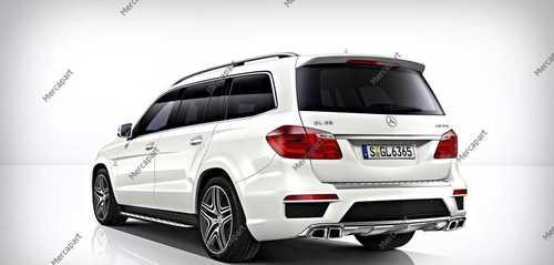 Диффузор AMG63 Mercedes GL166