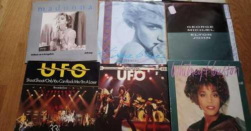 Uk vinyls rock pop soul jazz Madonna