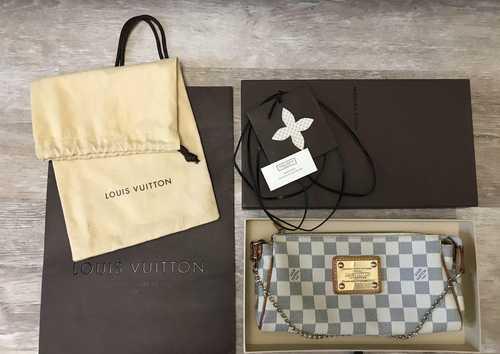 Оригинальная сумка клатч Louis Vuitton Eva Azur
