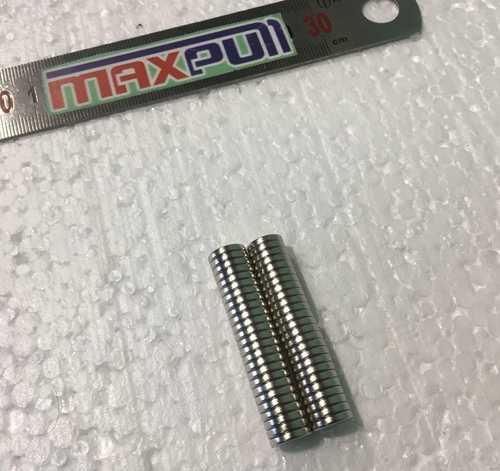 Неодимовый магнит 10х2 мм MaxPull