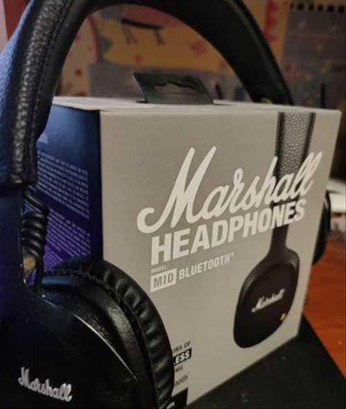 Беспроводные bluetooth наушники marshal mid