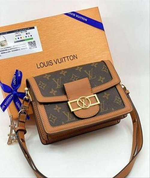 Сумка клатч натуральная кожа Louis Vuitton