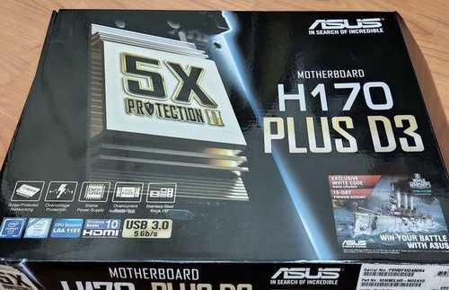 Материнская плата asus H170 plus D3