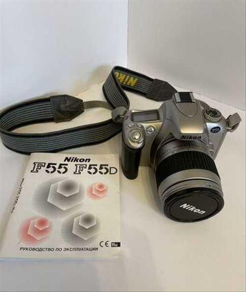 Зеркальный, пленочный фотоаппарат Nikon F55