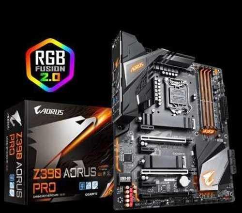 Материнская плата 1151v2 Gigabyte z390 aurus PRO