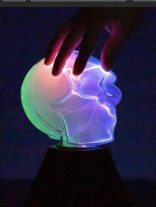 Ночник Плазменный шар Skull