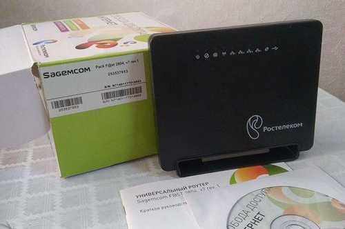 Wifi роутер Sagemcom fst 2804 v7 rev.1