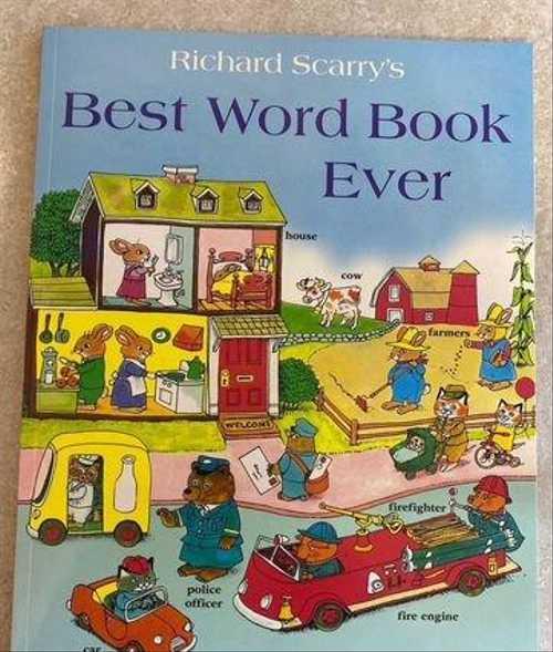 Best Word Book Ever, Richard Scarry, детские книги