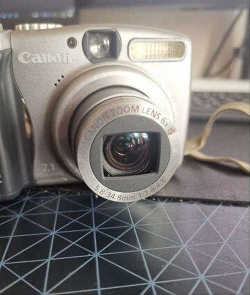 Компактный фотоаппарат Canon a710