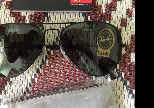 RayBan aviator, оригинал, стекло, Made in Italy