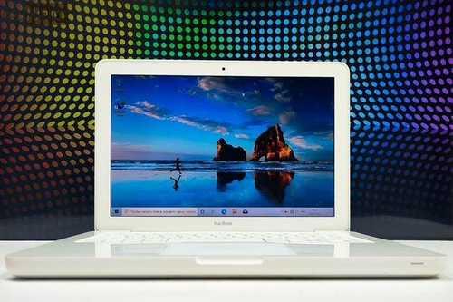 Macbook 13.3 белоснежный Windows SSD