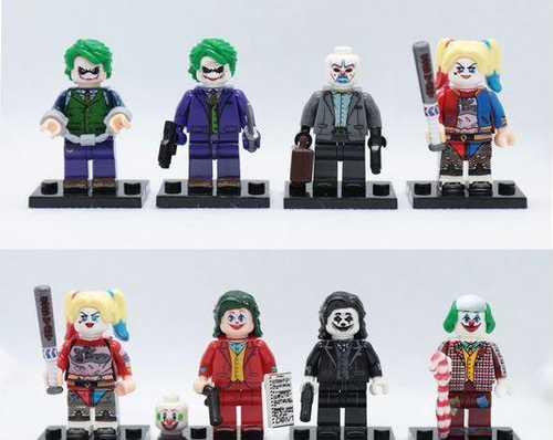 Фигурки совместимые Lego Джокер Joker Харли Квинн