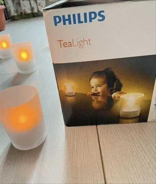 Светильник напольный Philips Naturelle Tealight