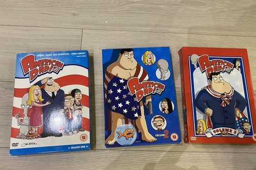 DVD 3 сезона American Dad, на английском языке