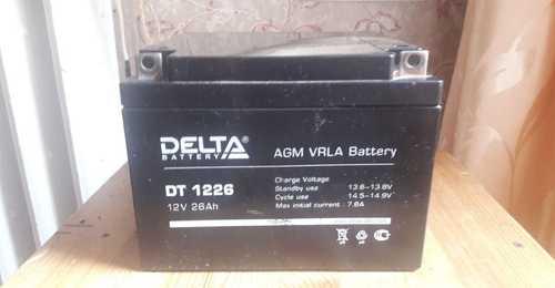 Аккумулятор delta dt1226