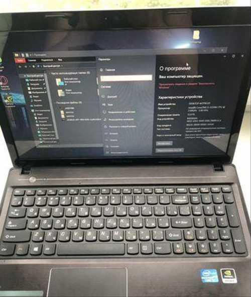 Ноутбук Lenovo G580 i5,gt635m,ssd120gb,ram12gb