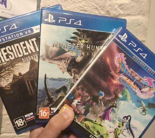 Dragon Quest XI, Monster Hunter, Resident Evil 7