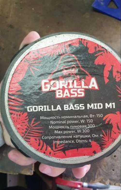 Динамики kicx gorilla bass MID M1