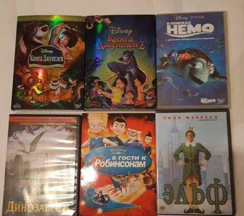 Dvd диски мультфильмы, аудио сказка, песни