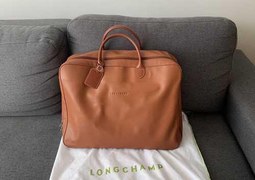 Дорожная сумка longchamp 100 кожа