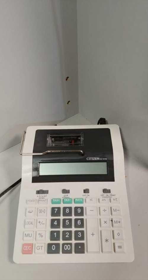 Калькулятор с печатью Citizen CX-121 N