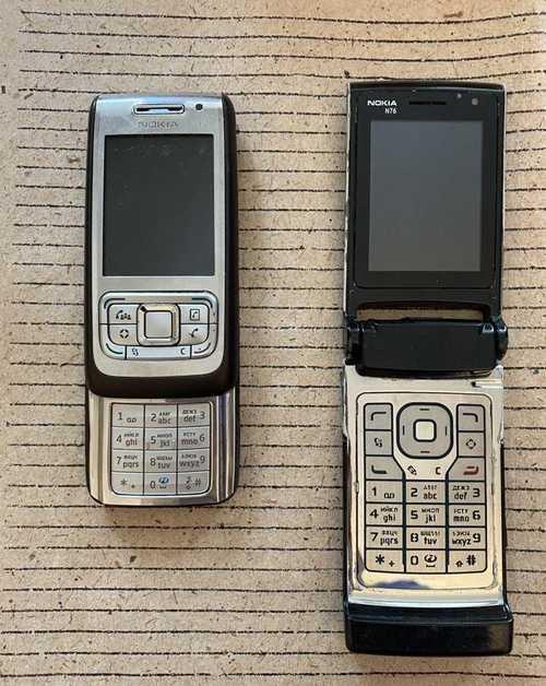 Телефоны Nokia n76 и e65