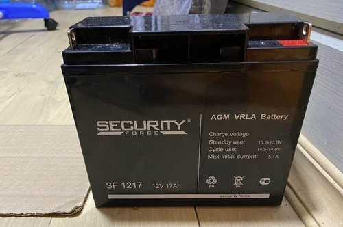 Аккумулятор security force sf 1217
