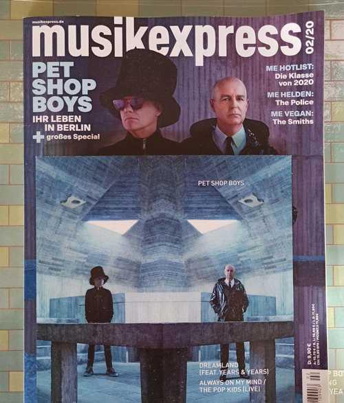 Pet Shop Boys - Dreamland Musikexpress 02/20 7" LP
