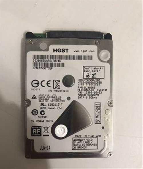 Жесткий диск hgst 500Gb