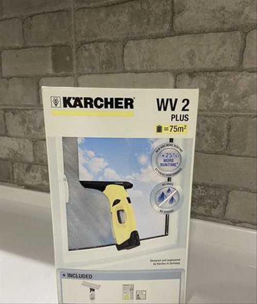 Стеклоочиститель-Пылесос Karcher WV 2 Plus