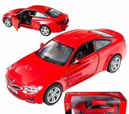 Машинка металлическая Uni-Fortune RMZ City 1:36 BMW M4 coupe, Цвет Красный 554035-RD