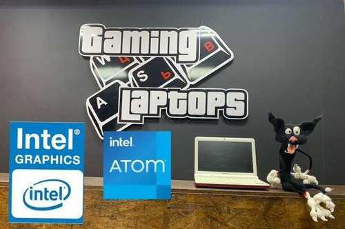 Нетбук Lenovo / бу / intel / красный ноутбук