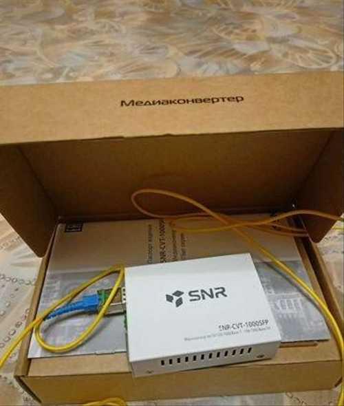 Snr ENR-CVT-1000SFP Медиаконвертер 10/100/1000 Bas