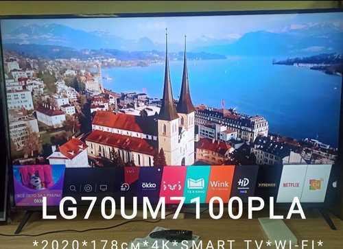 LG 70UM7100PLA 2020г 4K smart TV WI-FI