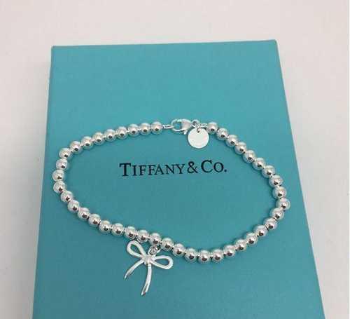 Комплект Браслет и серьги Тиффани Tiffany бантик