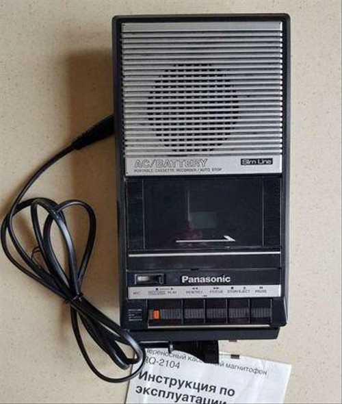 Переносной кассетный магнитофон Panasonic RQ-2104