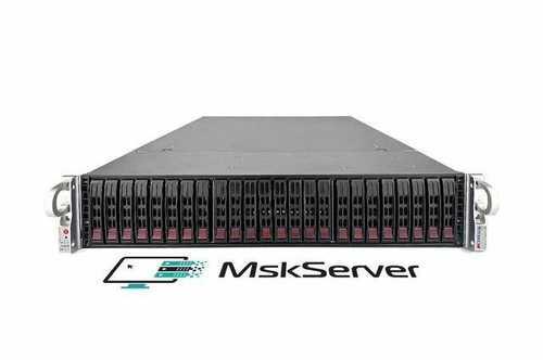 Сервер Supermicro 2027R-E1R24N 2x E5-2690v2 64Gb