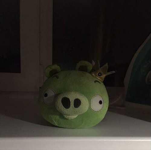 Angry Birds зелёная свинья