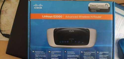 Wifi роутер Cisco linksys E2000 с гигабитными порт