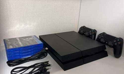 Sony PS4 1TB Матовая+2 Игры На Дисках В Подарок