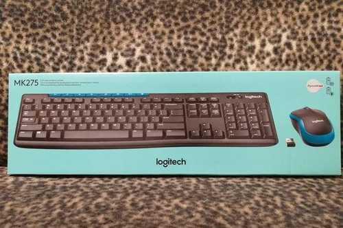 Новый) Комплект клавиатура + мышь Logitech MK275