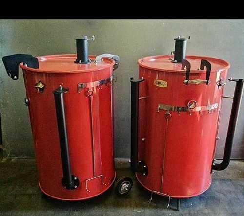 Смокер коптильня "Drum smoker"
