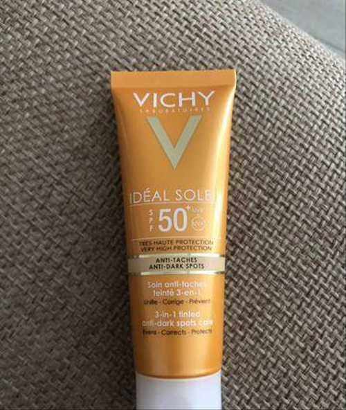 Крем тональный Vichy защита SPF 50